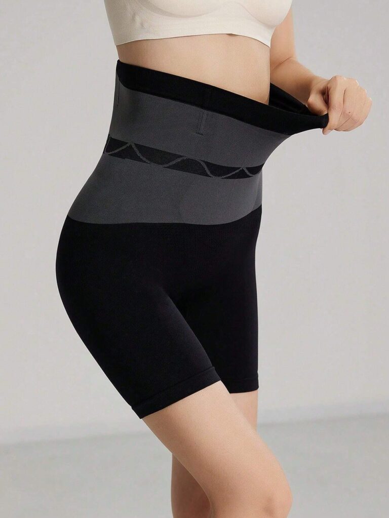 Ropa interior negra en forma cuadrada con cintura alta, térmica ...