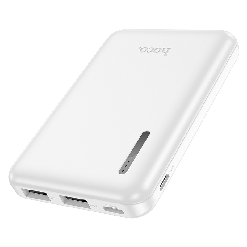 Hoco – Power Bank J115 🔋 5000mAh Ultra Compacto con Doble Puerto USB-A ...