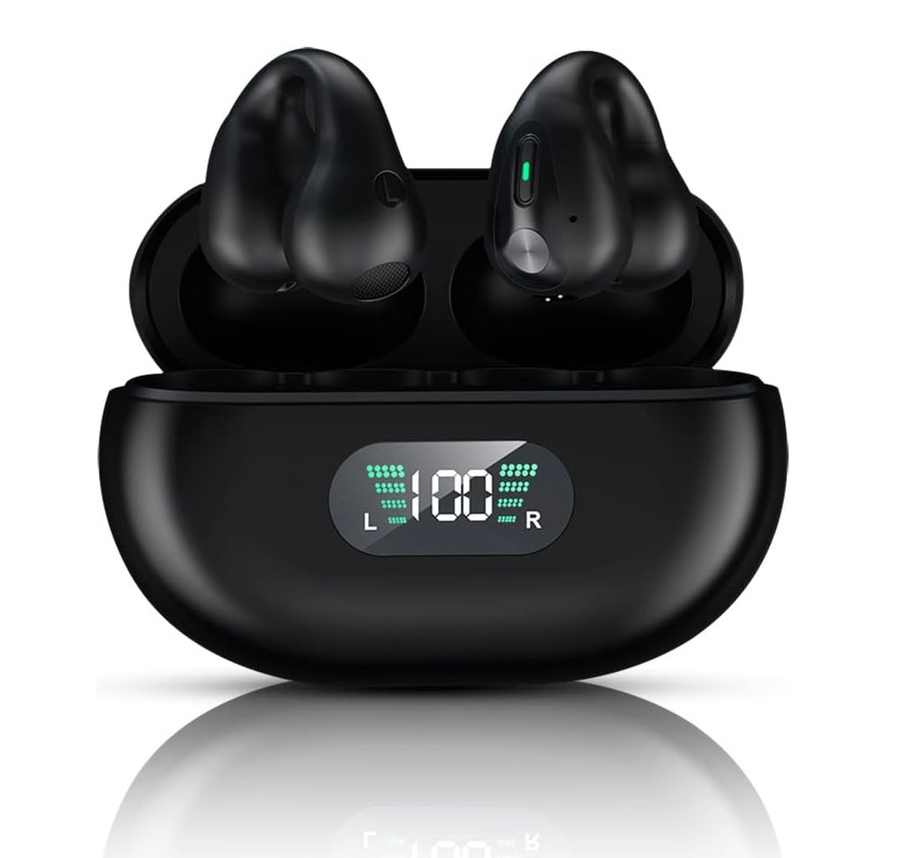 Audifonos inalámbricos con clip para la oreja, Mini auriculares ...
